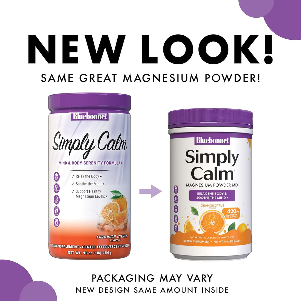 Simply Calm magnesium glycinate supplement