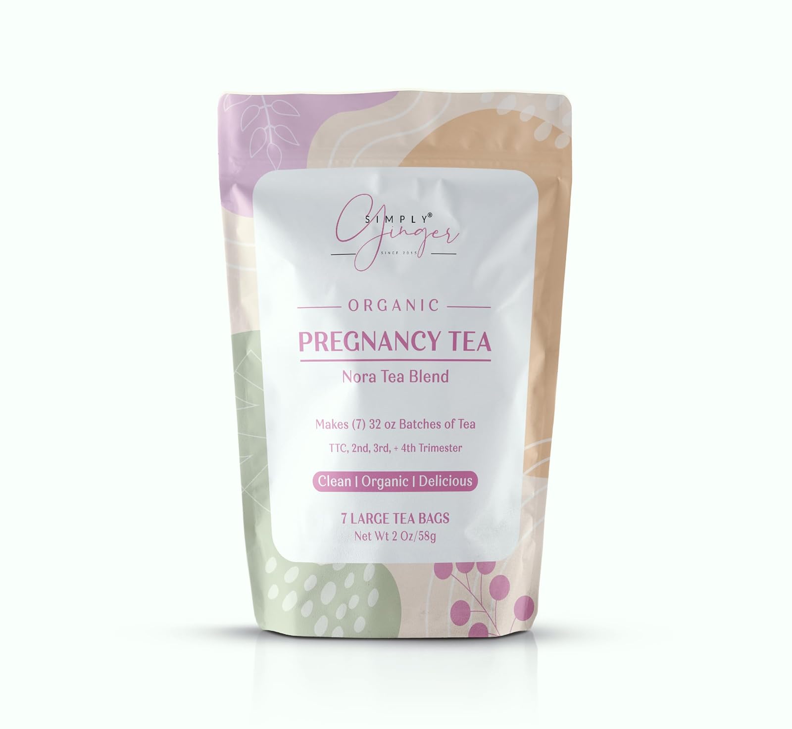 Simply Ginger pregnancy tea bags