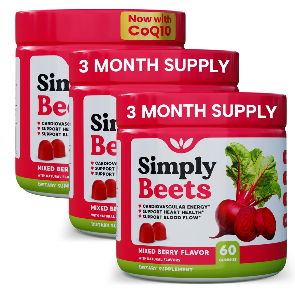 Simply Nature's Pledge beet gummies benefits