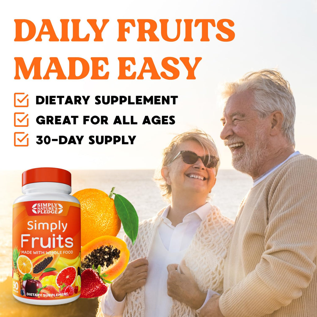 Simply Nature's Pledge fruit supplement benefits