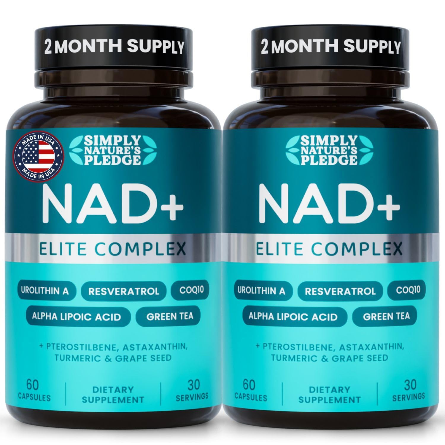 Simply Nature's Pledge NAD multivitamins