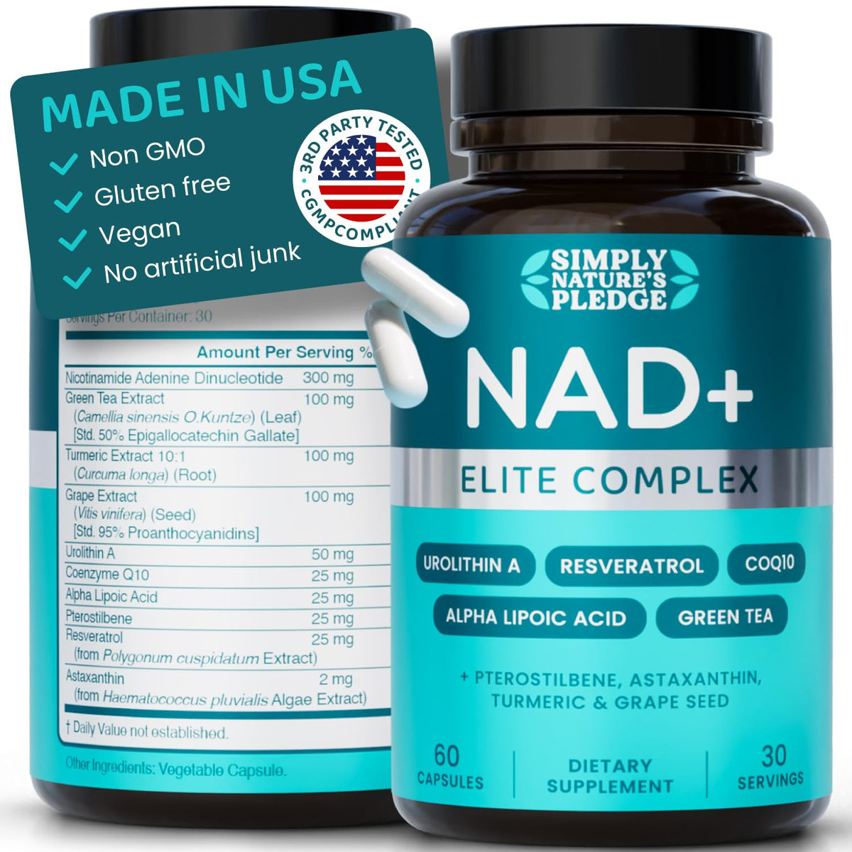 Simply Nature's Pledge NAD supplement