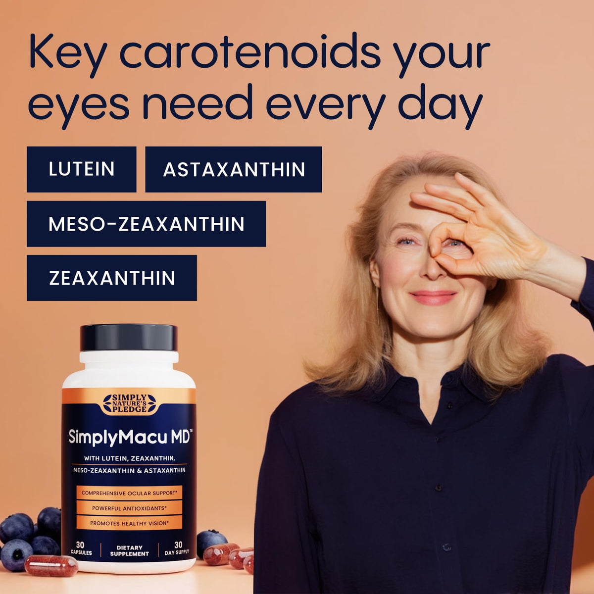 Simply Nature's Pledge vision supplements