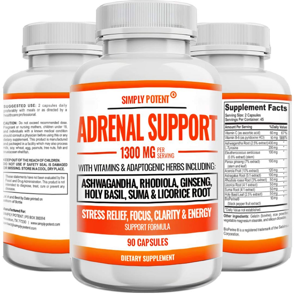 Simply Potent adrenal support capsules