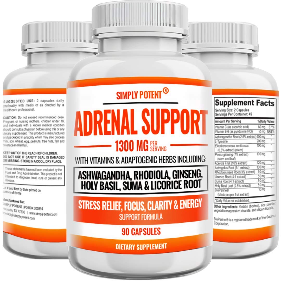 Simply Potent adrenal support capsules