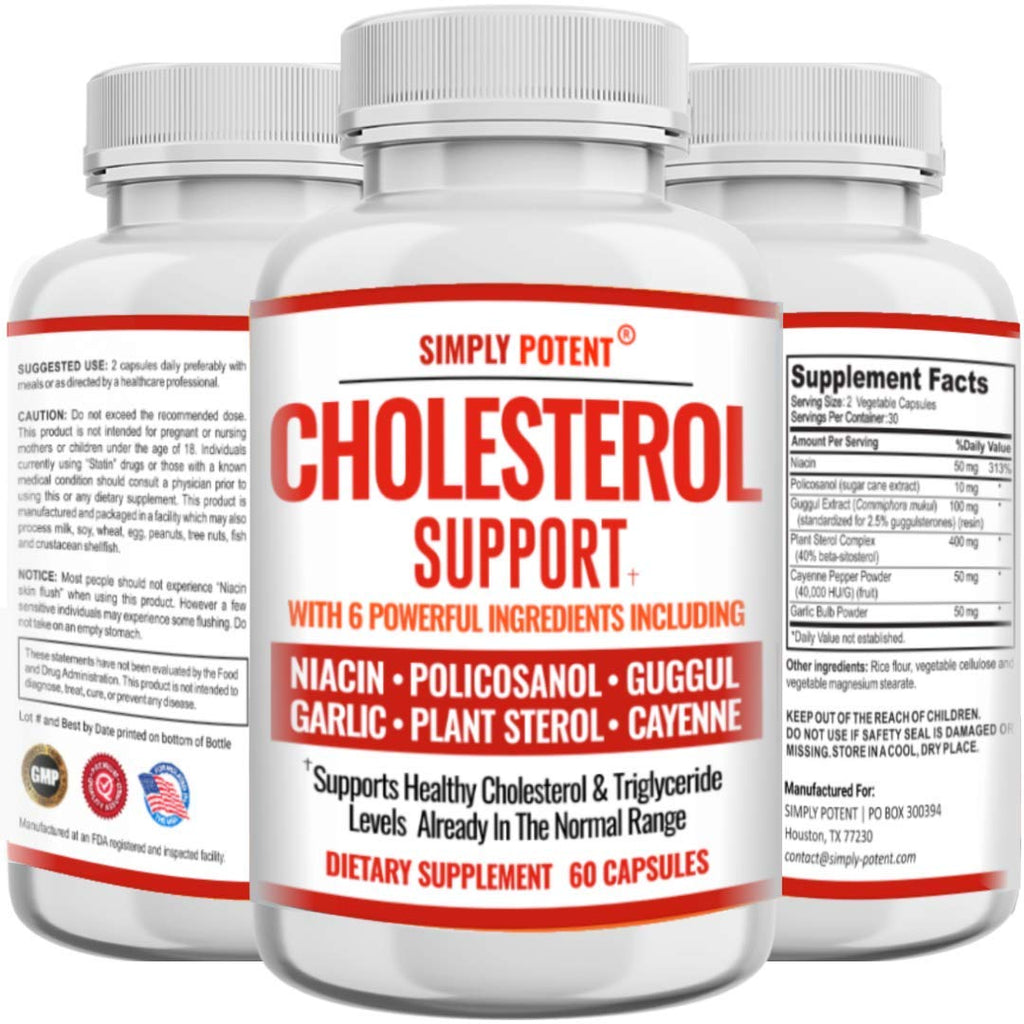 Simply Potent cholesterol support capsules