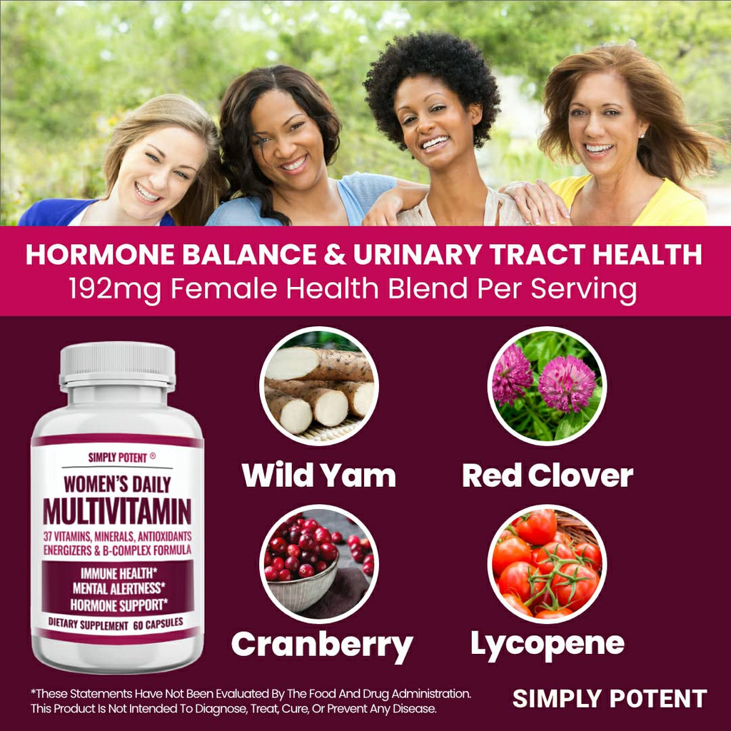 Simply Potent multivitamins for energy support