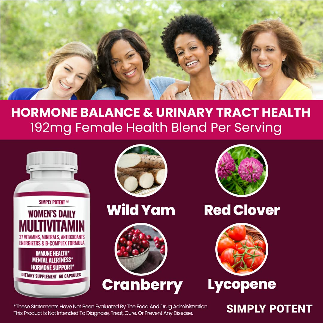 Simply Potent multivitamins for energy support