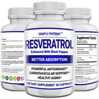 Simply Potent Resveratrol 1000 mg capsules