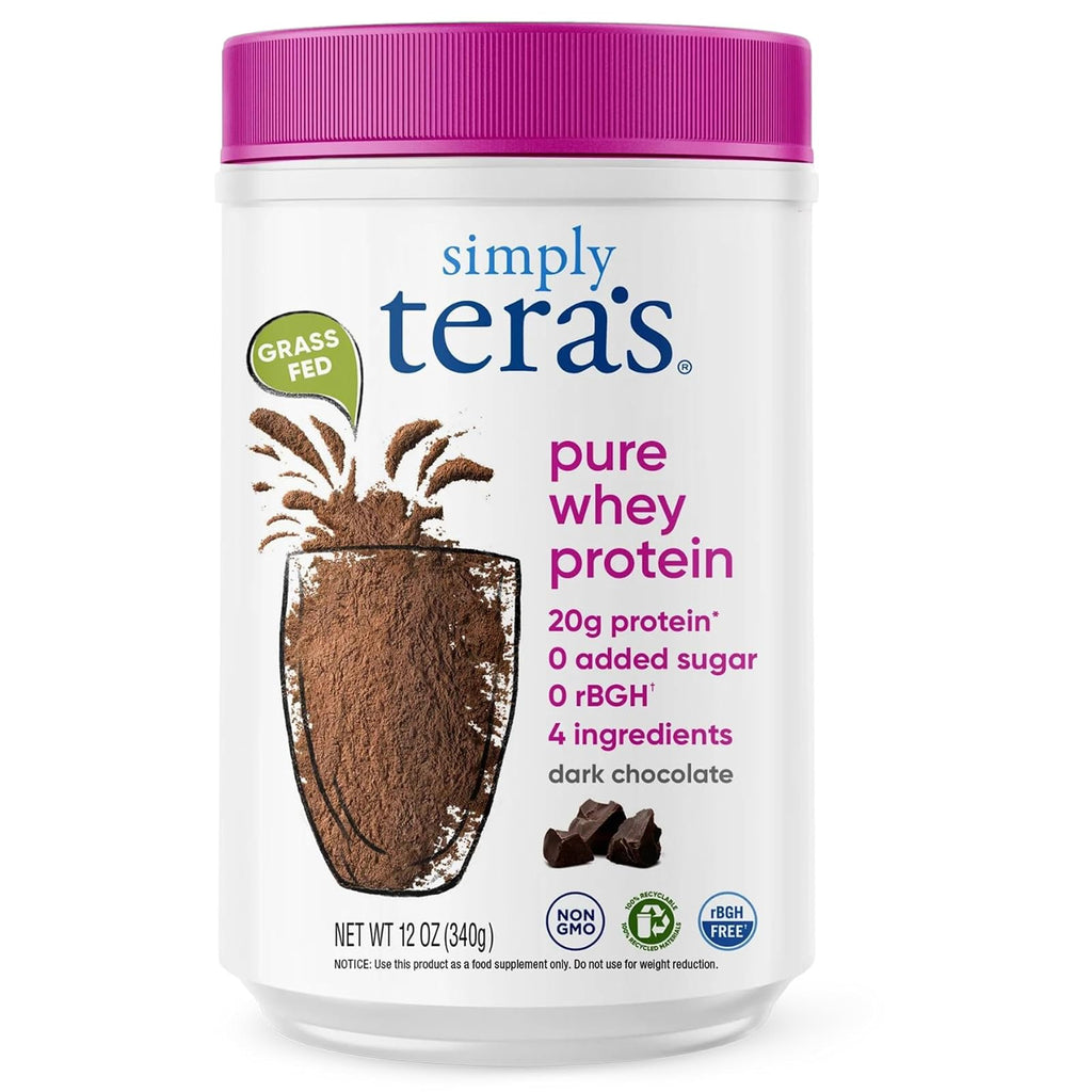 Simply tera's whey protein dark chocolate