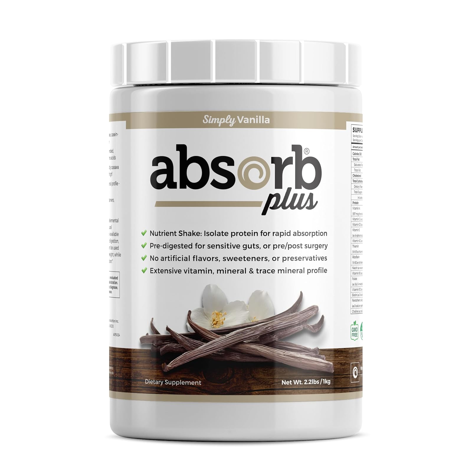 Simply Vanilla Isolate Protein powder