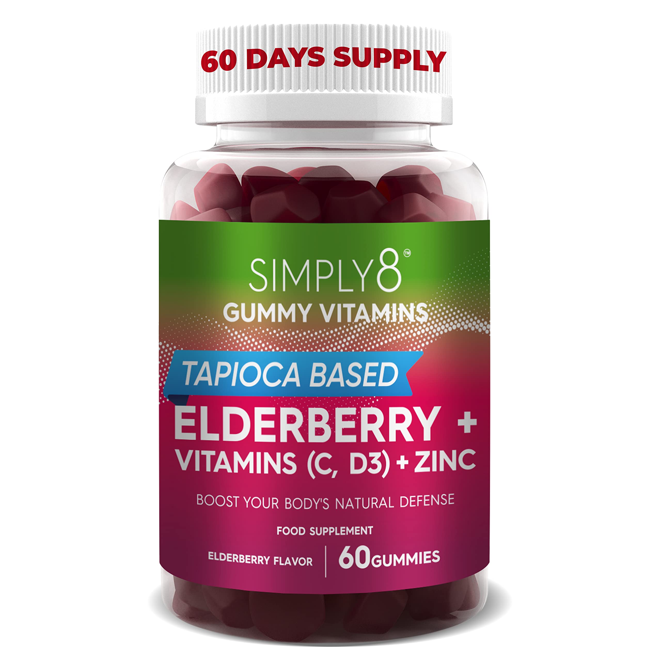 Simply8 elderberry gummies for immune support