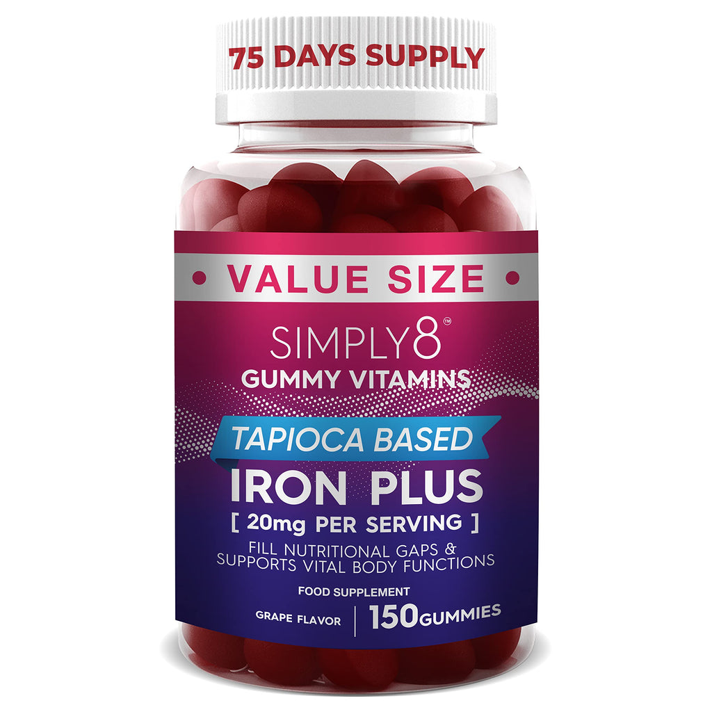 Simply8 iron gummies for energy