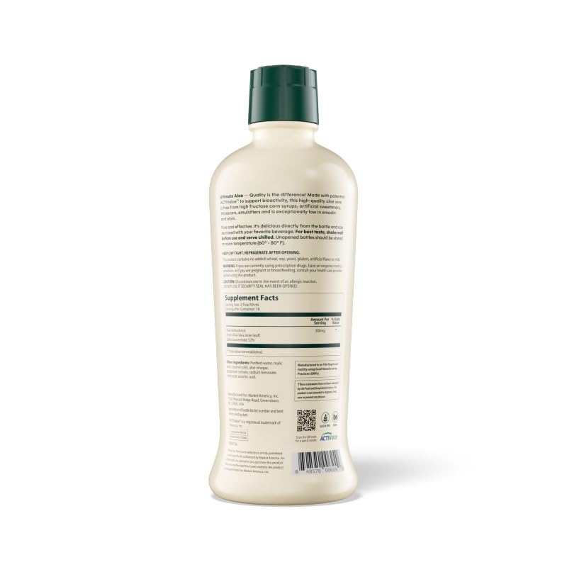 Single bottle aloe vera convenience