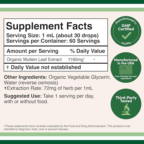 single-ingredient mullein leaf extract
