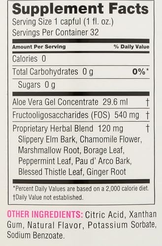 single pack aloe vera formula