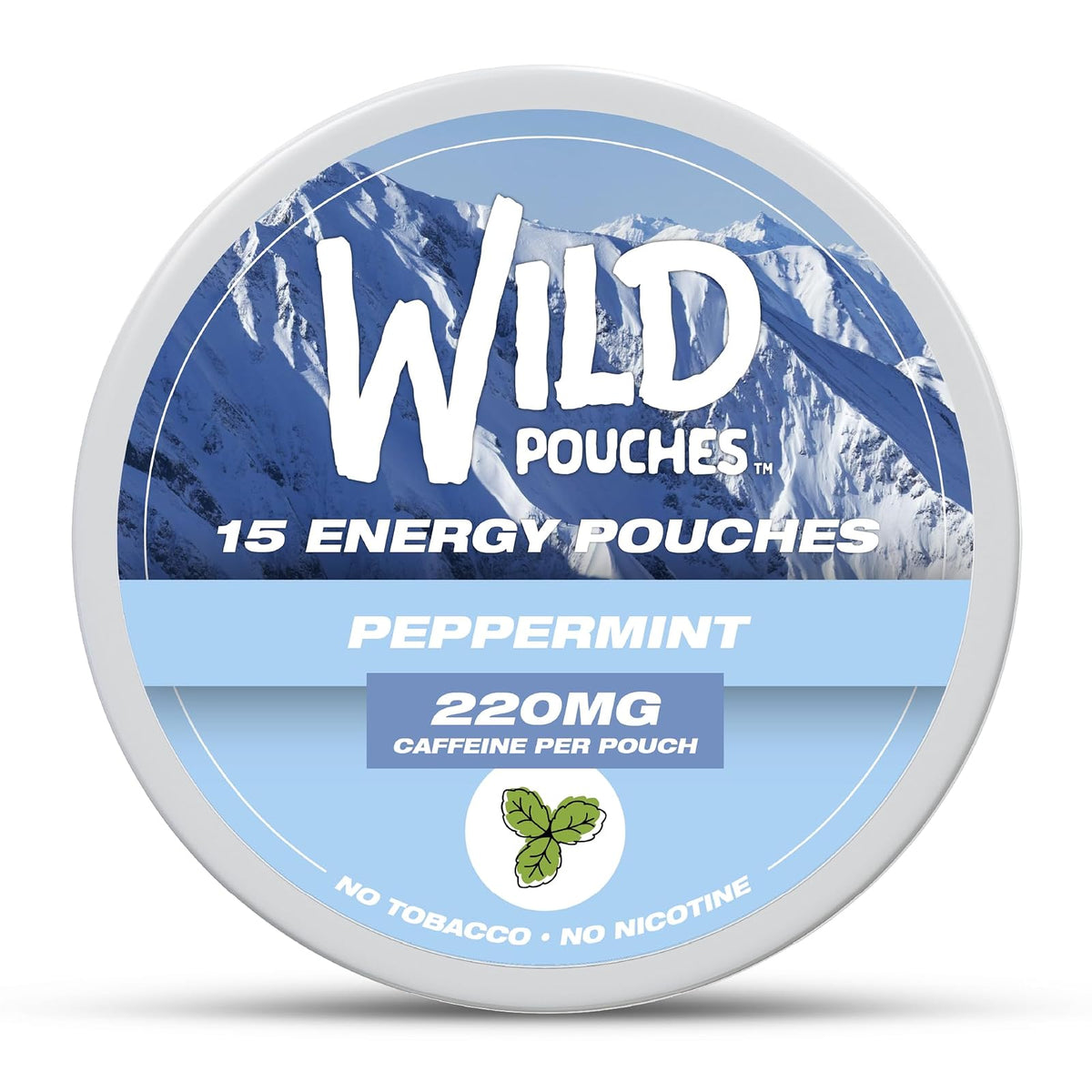 single peppermint caffeine pouches