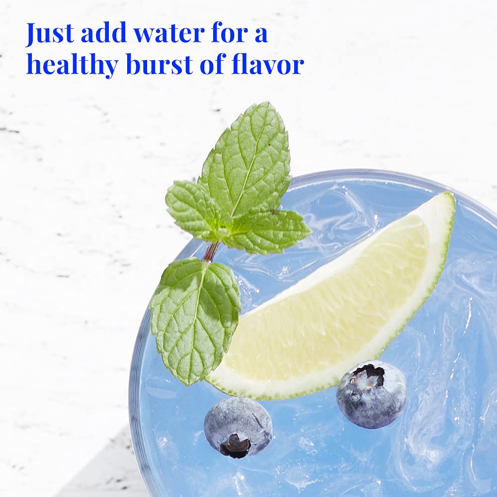 single serve blueberry lime tea