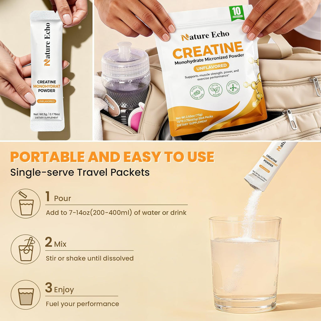 single-serve creatine for convenience
