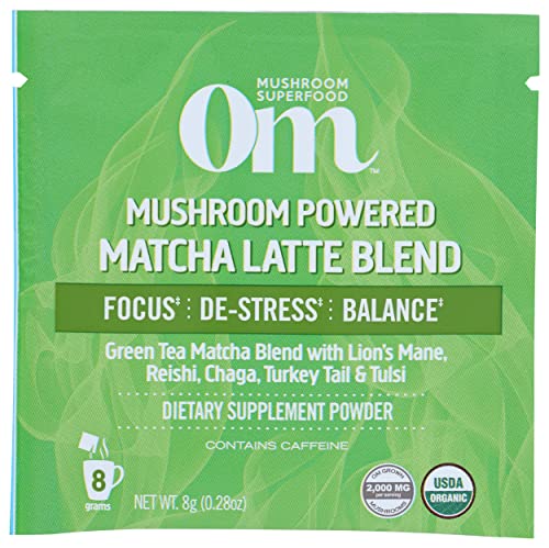 Single serve mushroom powder for focus