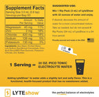 single serving electrolyte drops convenience
