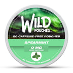 Single spearmint nicotine free pouches