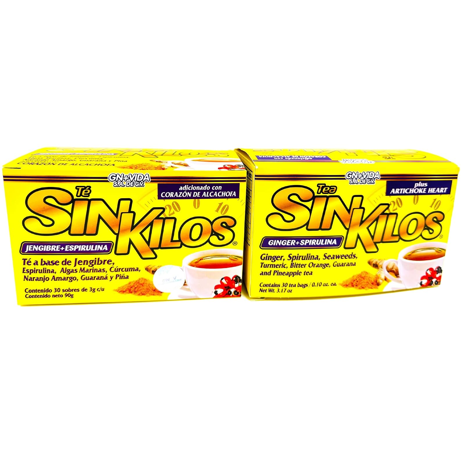 SinKilos cleansing tea with ginger