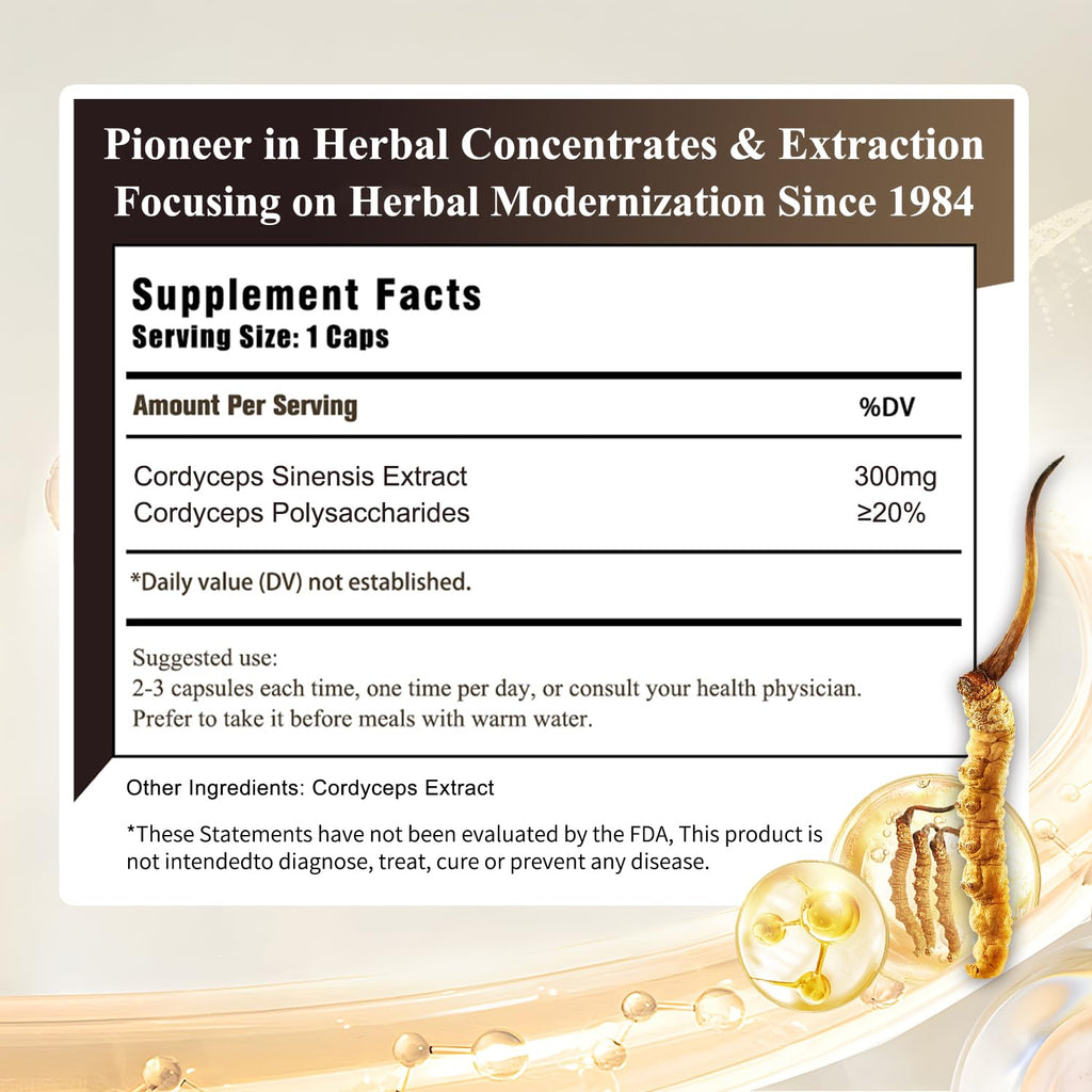 Sino-Sci cordyceps mushroom capsules