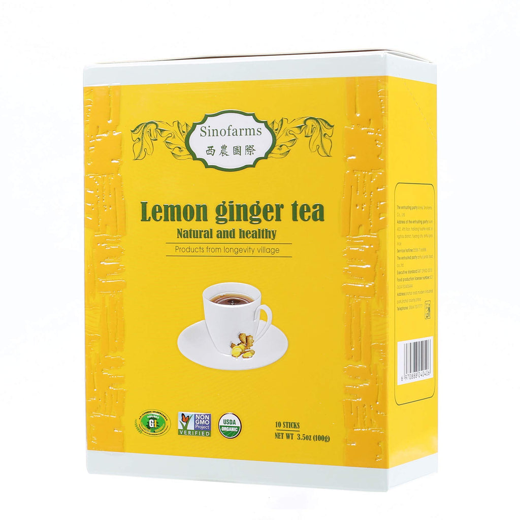 Sinofarms organic lemon ginger tea