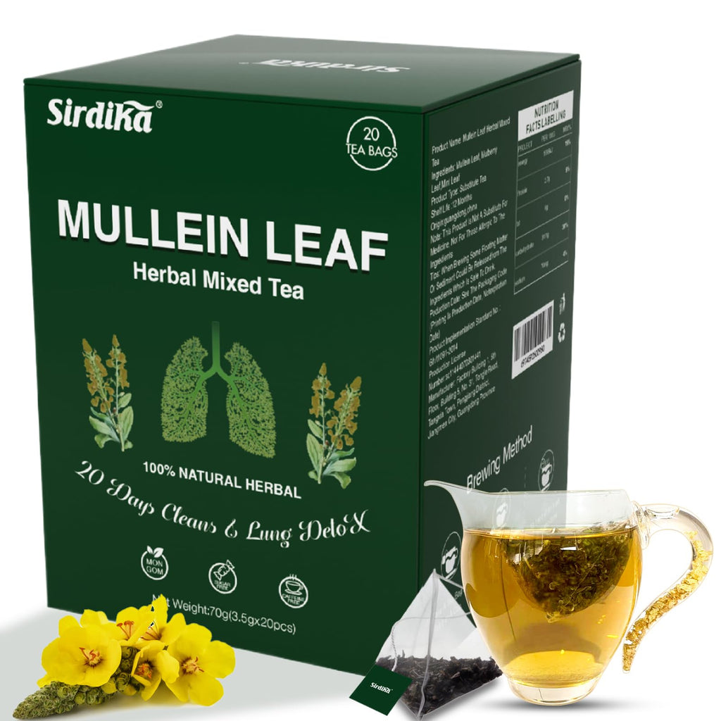 SIRDIKA mullein tea bags for relaxation