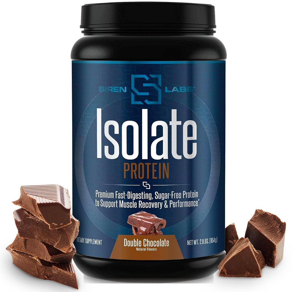 SIRENLABS chocolate whey protein powder