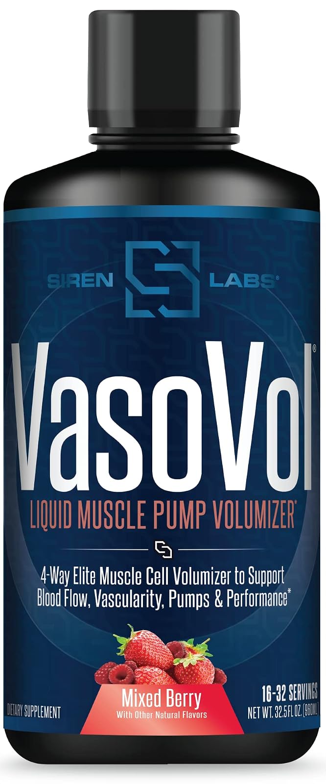 SIRENLABS Vaso-VOL muscle pump supplement