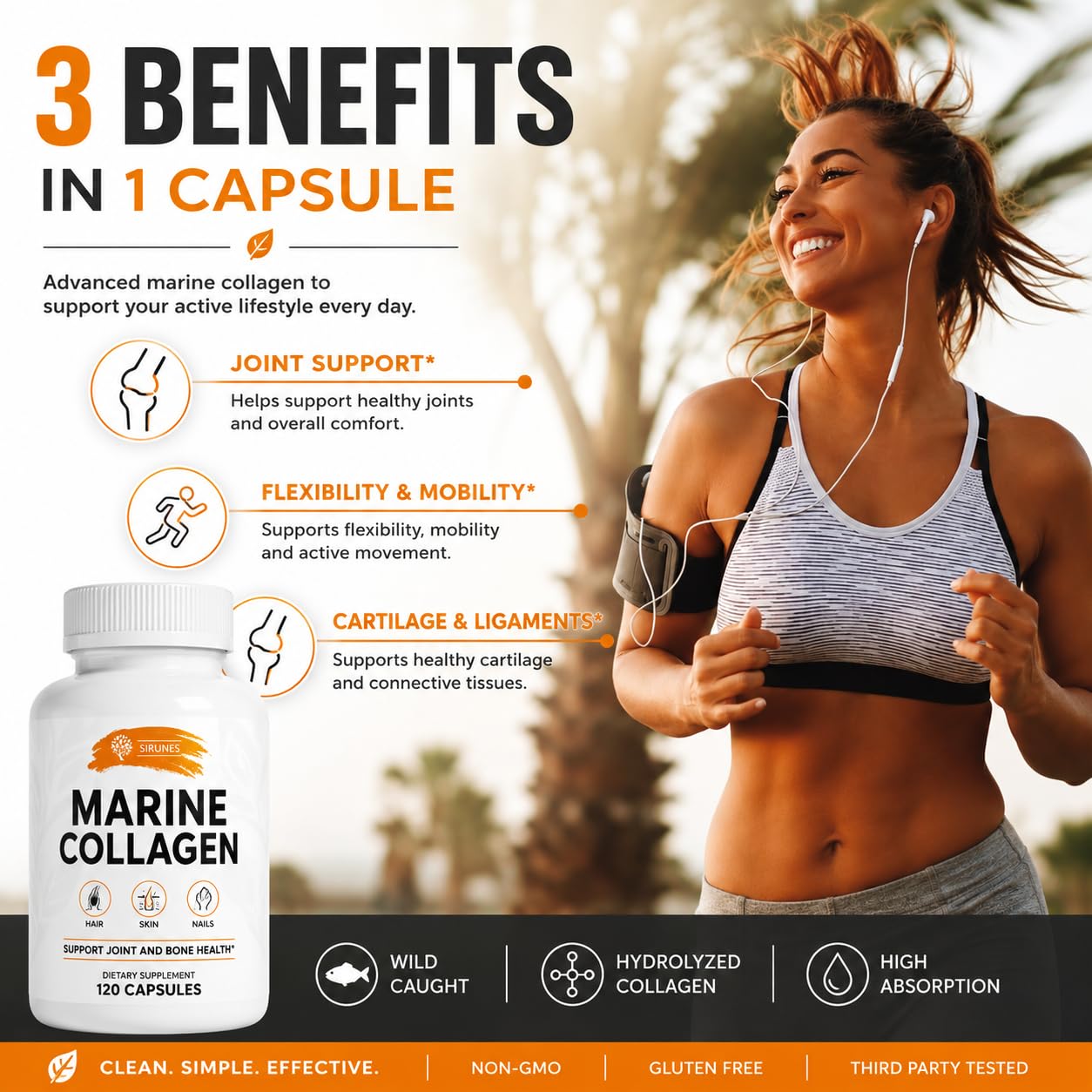 SIRUNES collagen for beauty routine