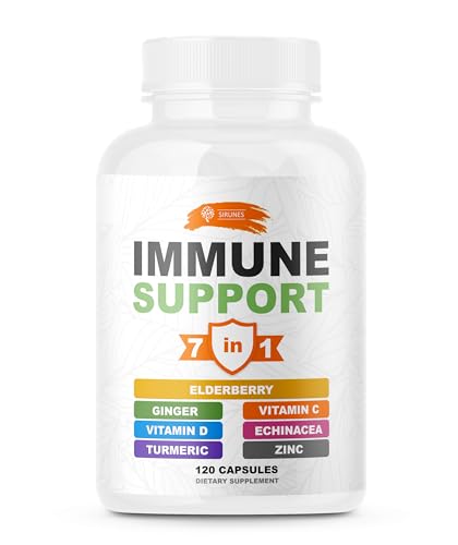 SIRUNES elderberry immune support capsules