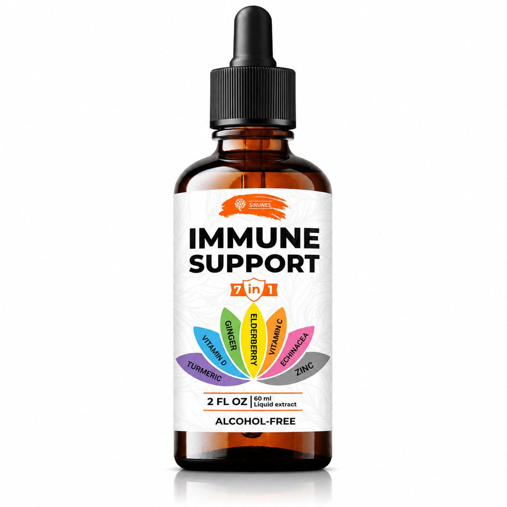 SIRUNES immune support liquid drops