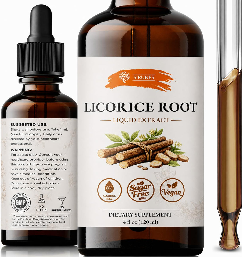 SIRUNES licorice root extract drops