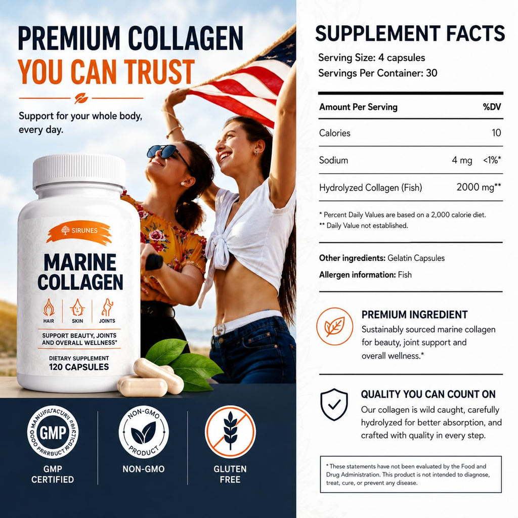 SIRUNES marine collagen for nails