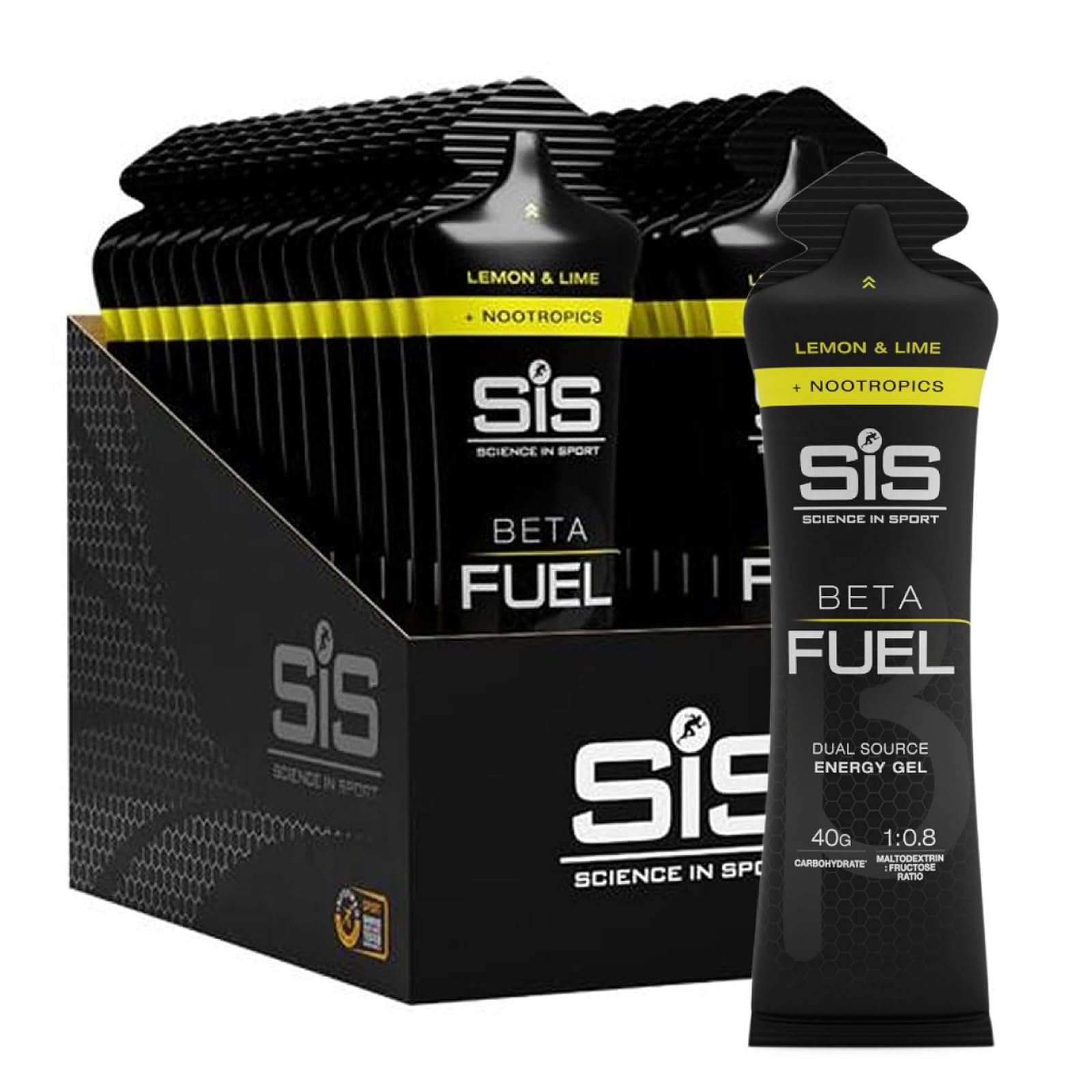 SiS BETA Fuel energy gel lemon lime