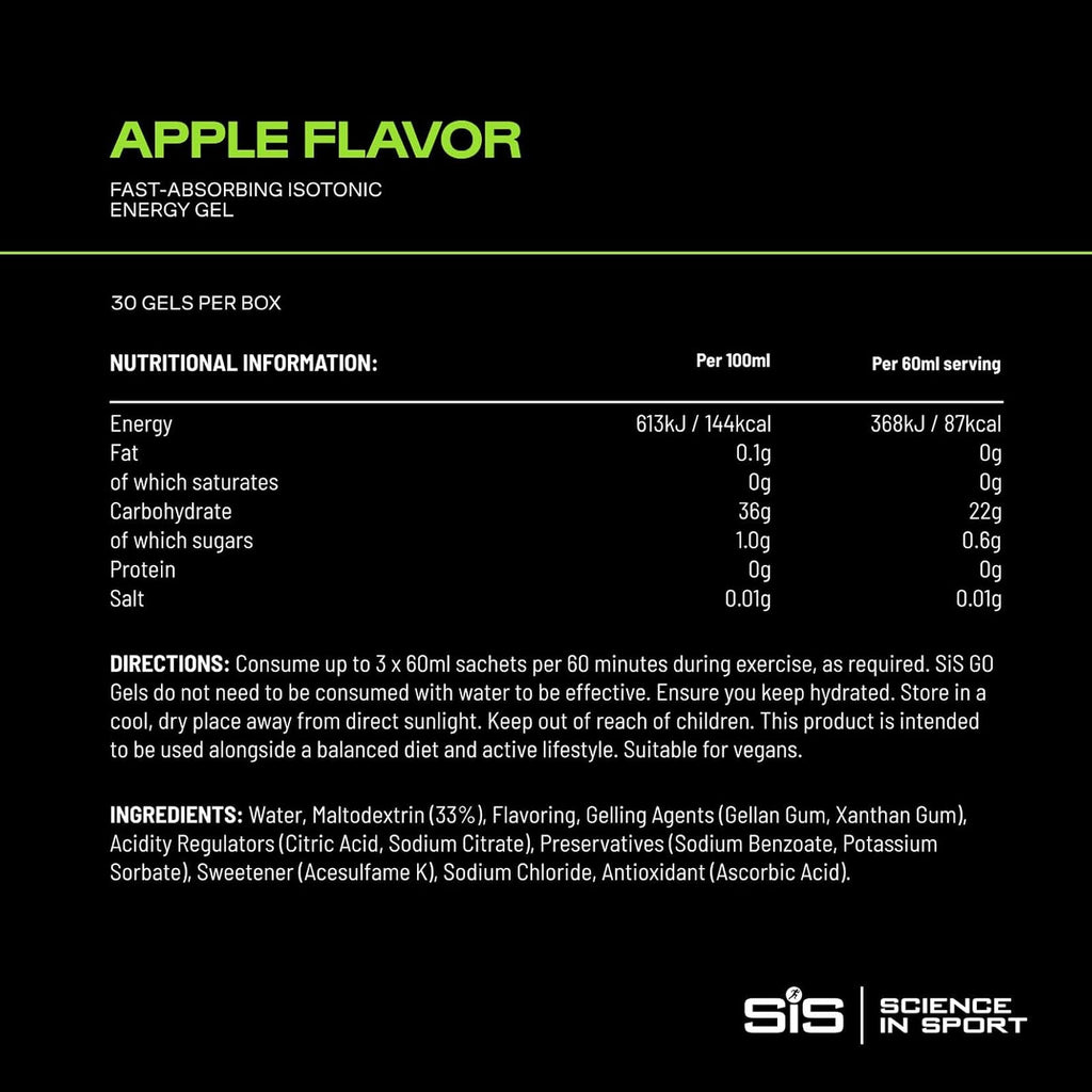 SiS energy gel for quick energy boost