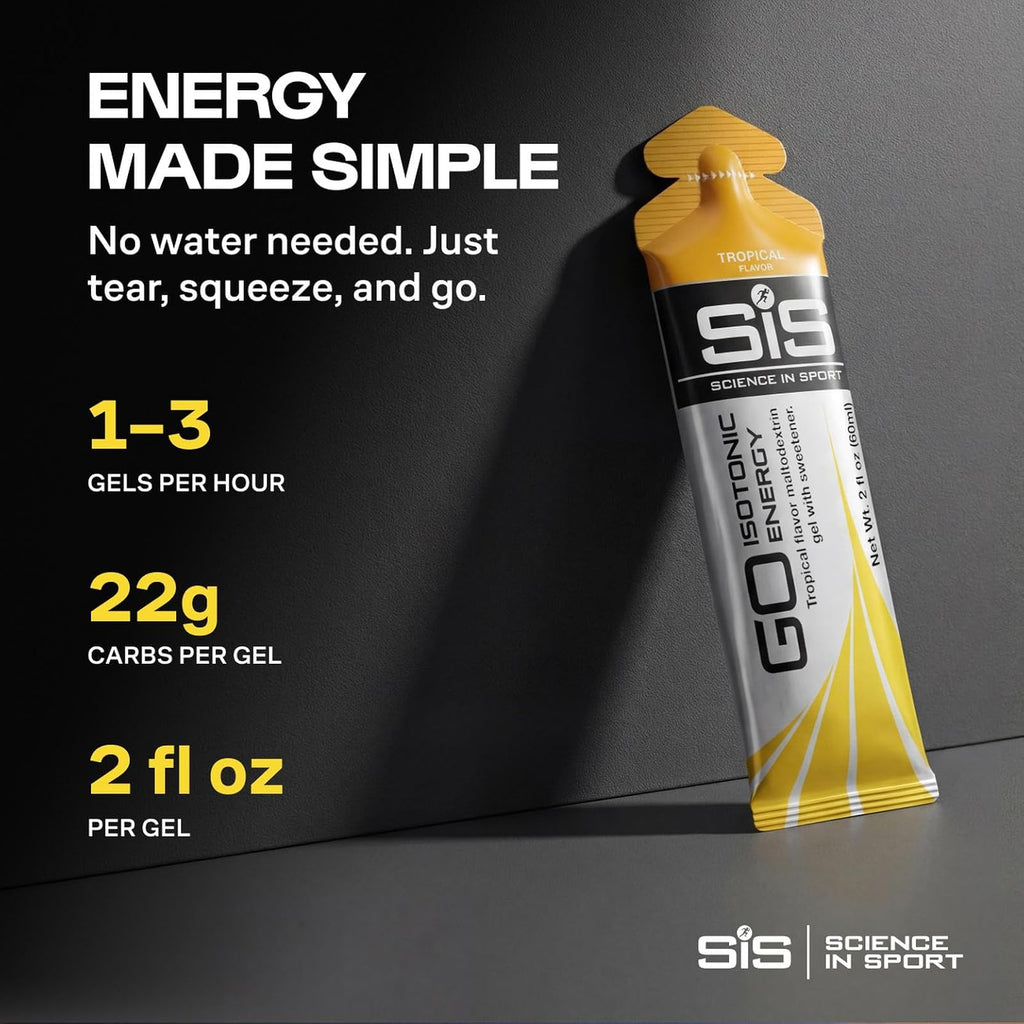 SiS energy gel with 22g carbs