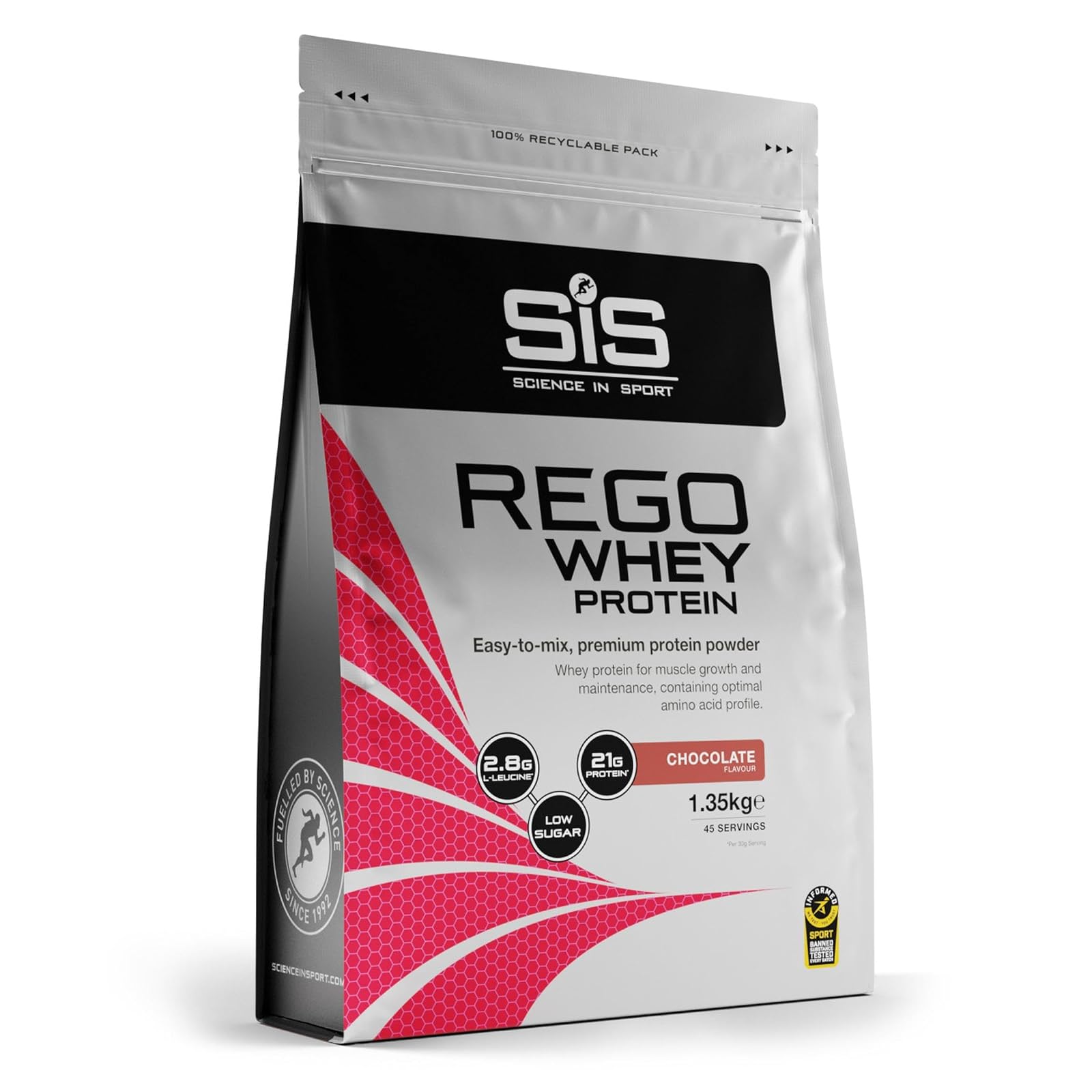 SiS REGO whey protein chocolate flavour
