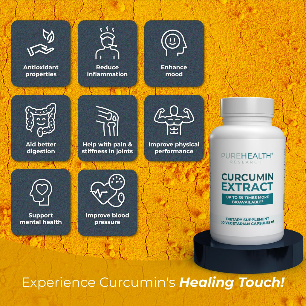 six bottles of turmeric extract