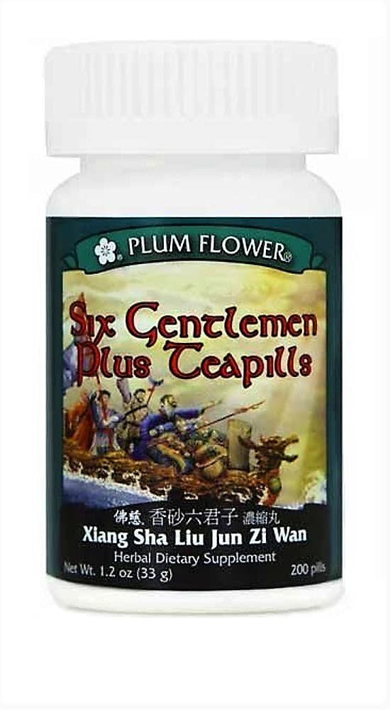 Six Gentlemen Plus teapills for digestion