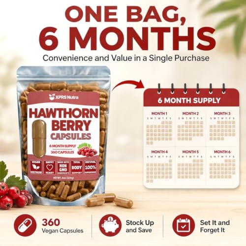 six month supply of hawthorn