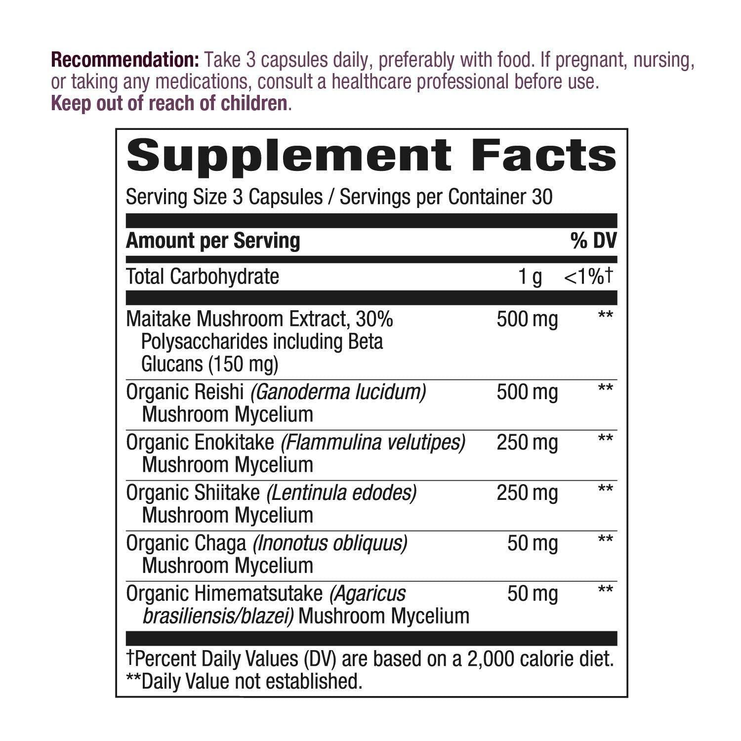 six mushroom extract for vitality