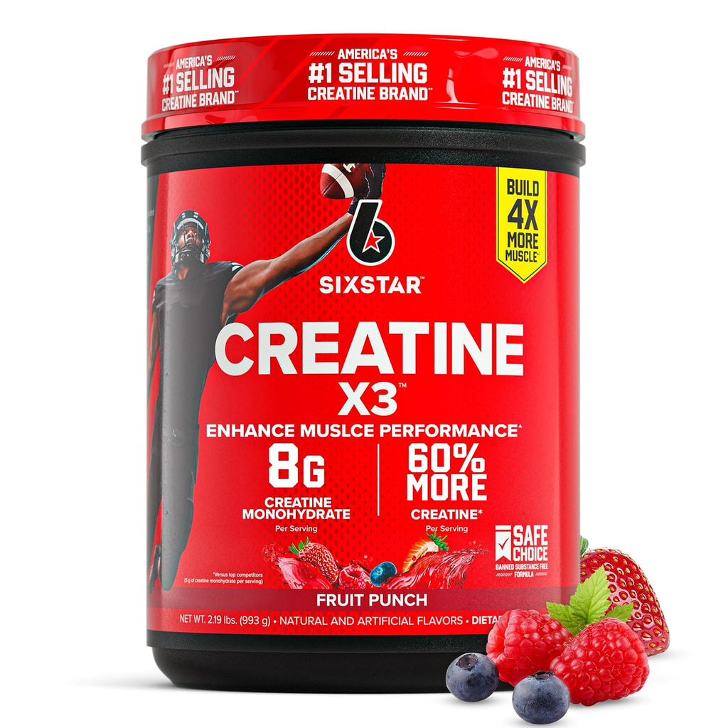 Six Star creatine monohydrate powder