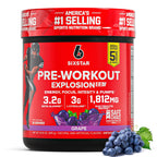 Six Star pre-workout grape flavour