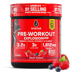 Six Star pre-workout powder fruit punch