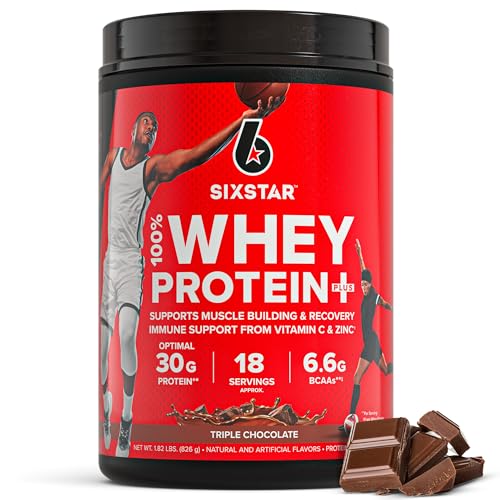 Six Star whey protein for muscle gain