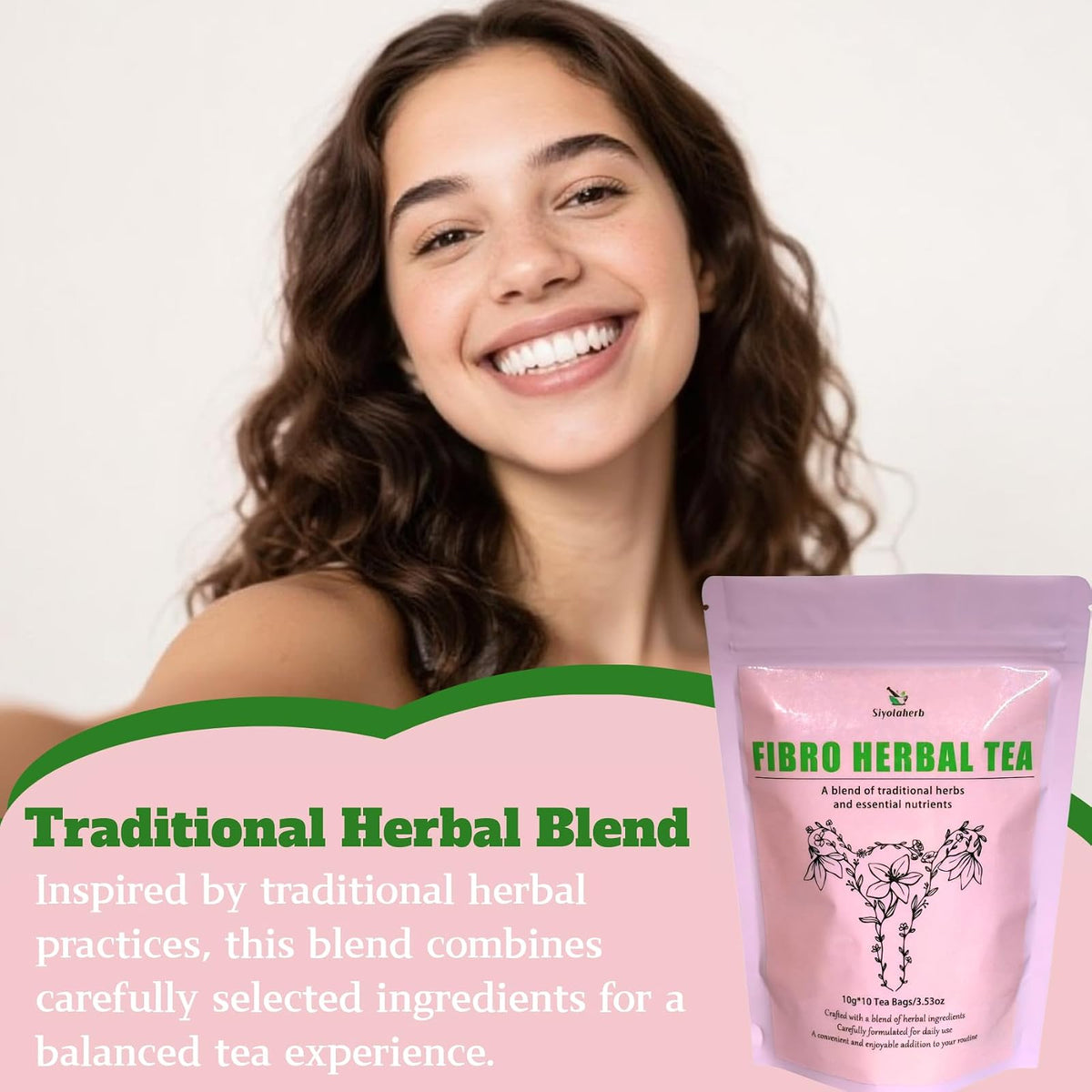 Siyolaherb tea for menstrual support